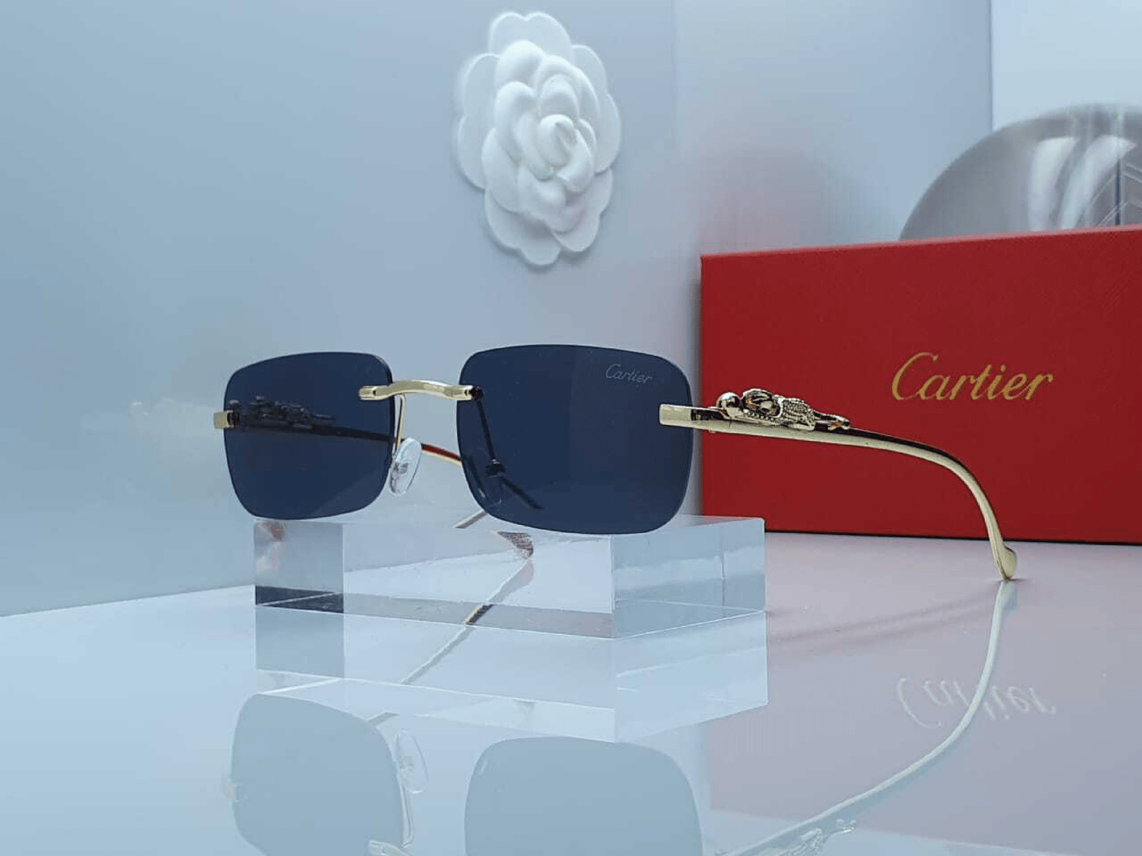 Cartier Rectangle Rimless - styleonlinestore.com